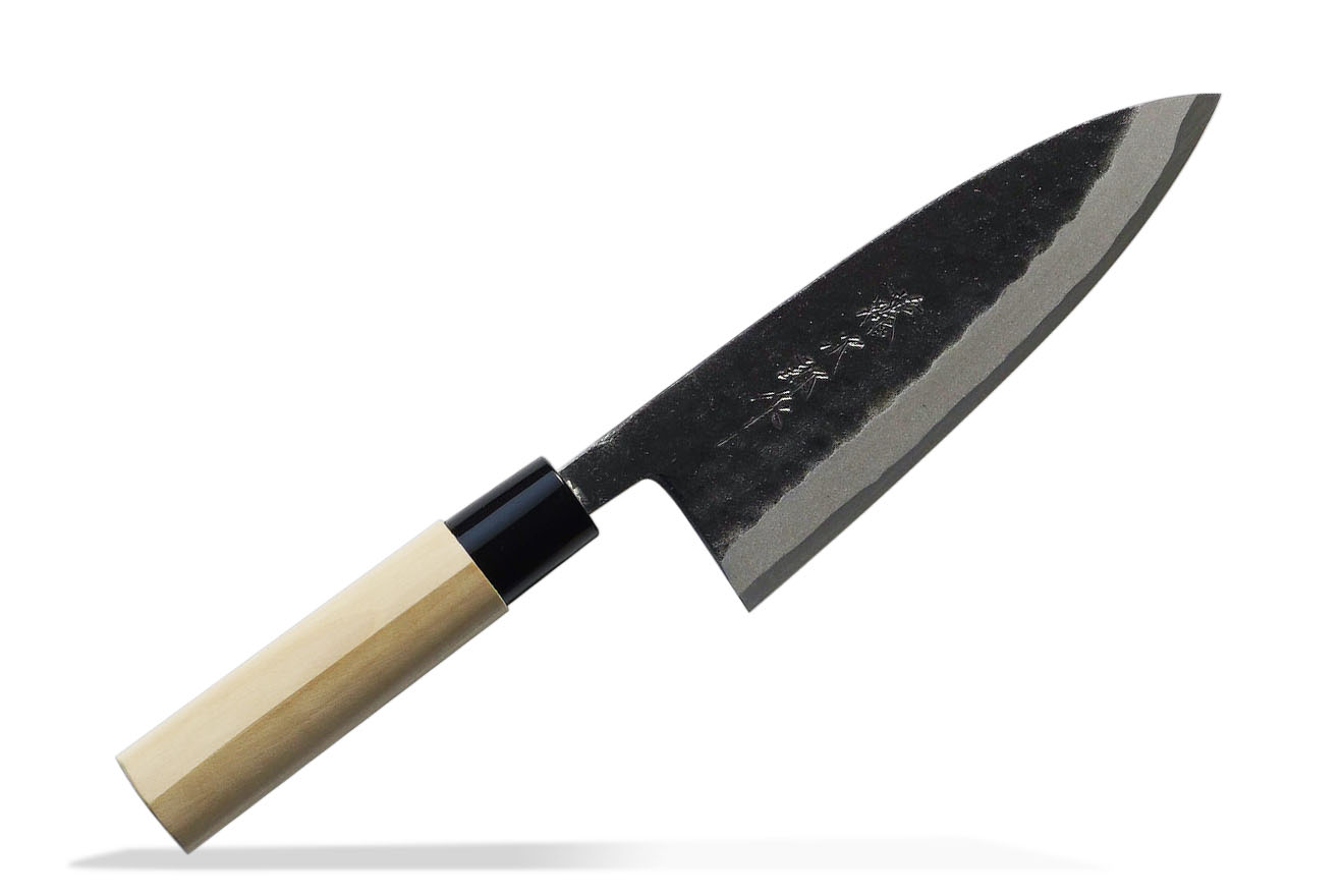 TOJIRO JAPAN » Blog Archive » TOJIRO SHIROGAMI HAMMERED Deba 165mm